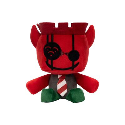 跨境新品Roblox 周边 方块王 King Cube 毛绒玩具 红色恶魔城堡造