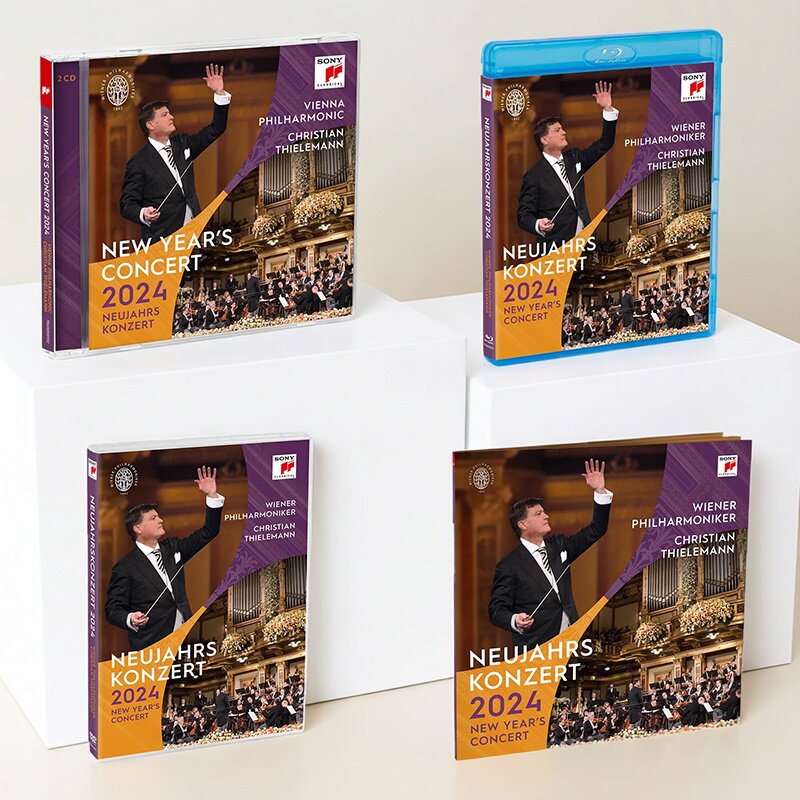 原装进口 2024年维也纳新年音乐会 CD/DVD/BD碟片 3LP黑胶唱片