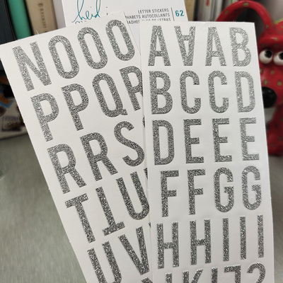 可爱相册烫银手帐贴纸