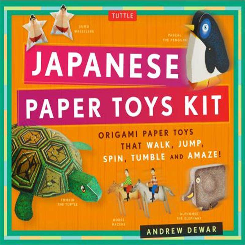 【预售】Japanese Paper Toys Kit: Origami Paper Toys That Walk, Jump, Spin ...