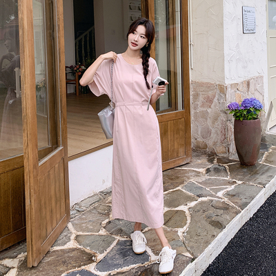 新品现货袖圆领长裙中国仙女裙优雅气质单件2C107-88019-P95-K148