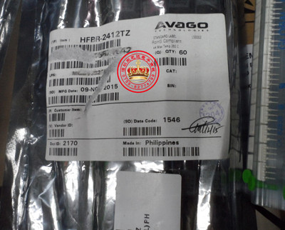 HFBR-2412TZ HFBR2412TZ ZIP-8 AVAGO原装进口光纤接收器