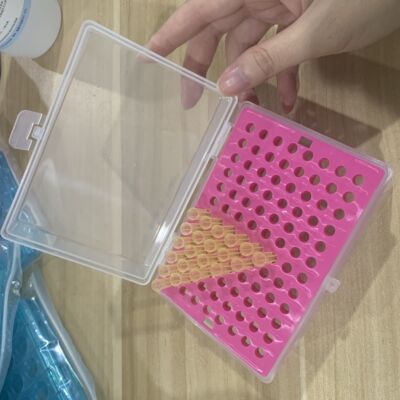 实验耗材 200ul吸头吸头盒 96孔仿进口吸头盒 枪头盒