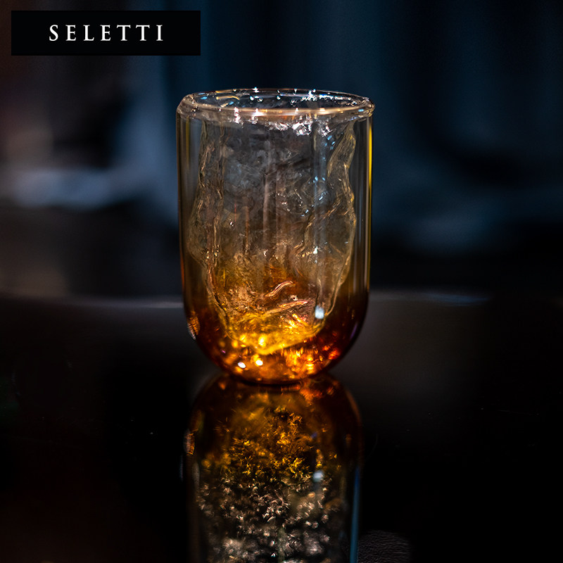 Seletti玻璃杯流星酒杯威士忌星空杯耐高温手工吹制设计七夕礼物