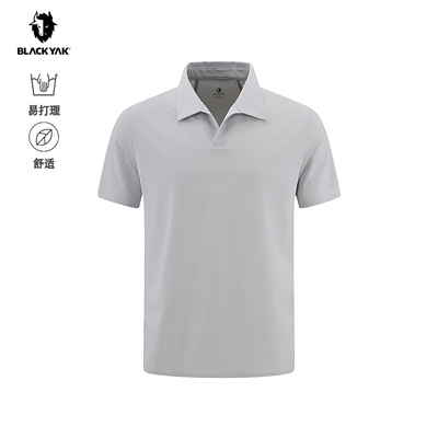 BLACKYAK/布来亚克2026夏新款凉感舒适休闲男短袖POLO T恤MIM185