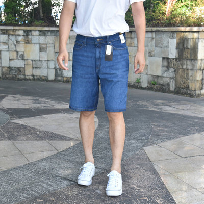现货美国正品lee Legendary 中腰宽松男士牛仔短裤微弹11234-6874