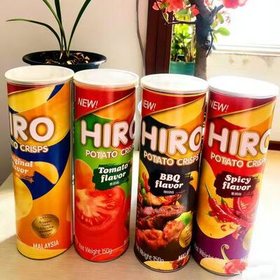 马来西亚进口HIRO薯片150g/桶