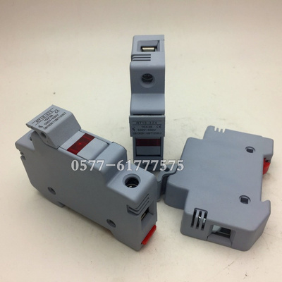 绝缘电压690V正品茗熔RT18-63X熔断器底座14*51熔断体支持件