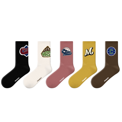 PRIMEET/派米情侣美式复古中筒袜