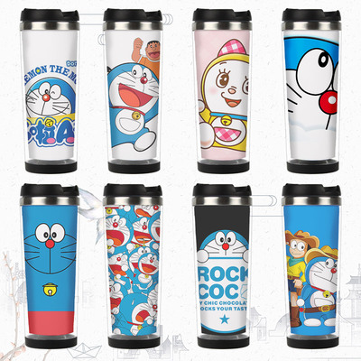 Doraemon 哆啦A梦 小叮当 机器猫  水杯随手杯不锈钢隔热水壶杯子