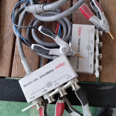 同惠TH26011CS测试夹，四端开尔文电容电感测试夹线，成