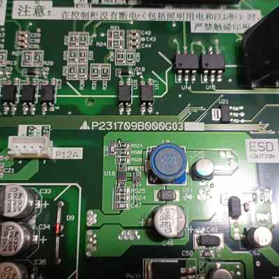 三菱电梯门机板P231709B000G03原厂现货，成色漂亮