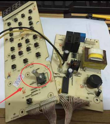 拆机原装海尔MI-2270EGX-2 0050400751 VC551001微波炉电脑板