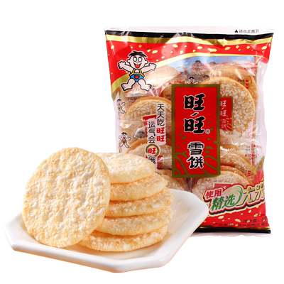 旺旺84g袋整箱批仙贝实惠大礼包