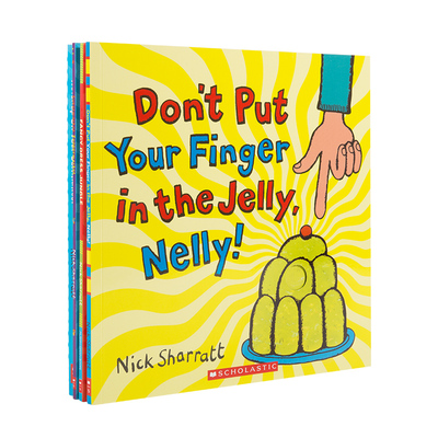毛毛虫点读绘本 Nick Sharratt 创意脑洞游戏绘本套装4册小彼恩点读版 幼儿早教启蒙英文原版绘本