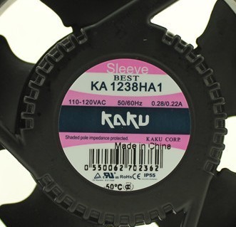 全新原装KAKU耐高温轴流风机KA1238HA1 1238 110V电控柜防水风扇