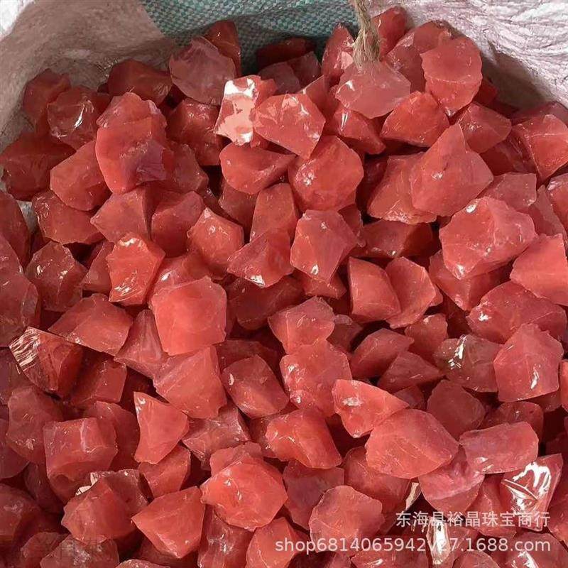 西瓜红石头,红石头原石,红石头_大山谷图库