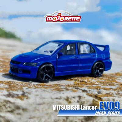 Majorette美捷轮日系轿车Mitsubishi三菱evo9合金进口车模1:64