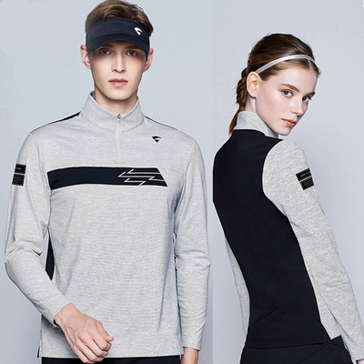 韩国VITRO羽毛球服加绒T恤