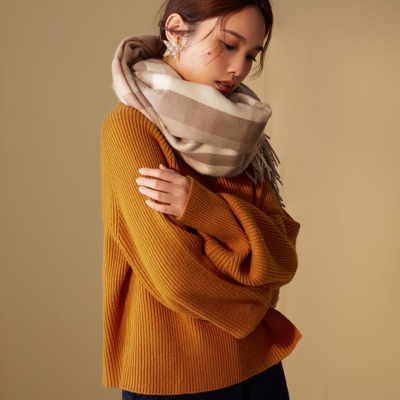 杨丞琳联名质感单边秋冬新品毛衣