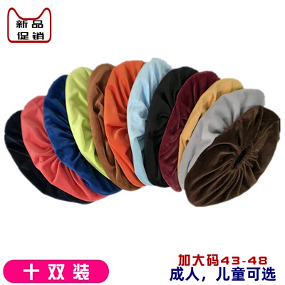 Plus size model room school dustproof flannelette shoe cov