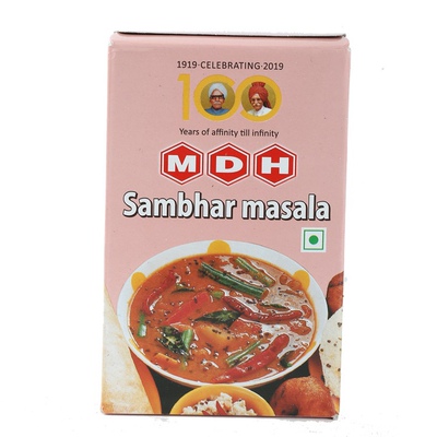 印度原装进口MDH SAMBHAR MASALA三宝玛莎拉咖喱粉调料粉 100G