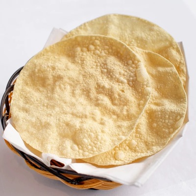 indian food 印度小吃薄饼plain Black Pepper PAPAD 豆饼 200g