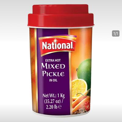 pakistani achar National extra hot mixed pickle辣泡菜酱菜1kg