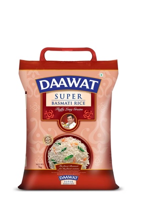 INDIAN FOOD  DAAWAT SUPER BASMATI RICE 巴适马蒂大米 5kg