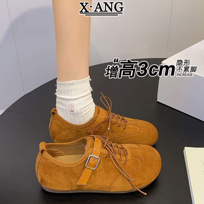 牛皮版复古风德训鞋子女鞋全包勃肯鞋女款软底不累脚单鞋玛丽珍鞋