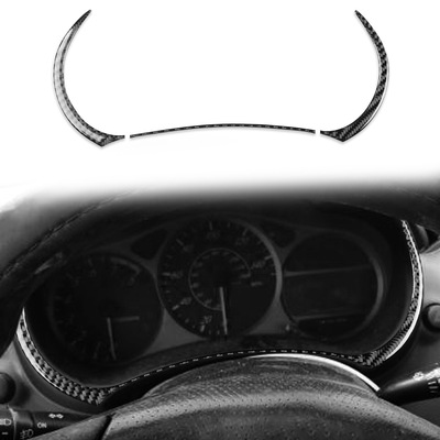 适用于丰田00-05款赛利卡celica 碳纤维内饰改装速度计装饰框配件