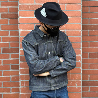 Mr Fatman复古产线 日本制100%高密度羊毛美式硬顶窄檐通勤礼帽