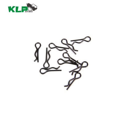 AXIAL 3mm 车壳卡 R扣 车壳卡扣 黑色 10颗装 AX31374