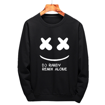 摇滚音乐男女时尚休闲打底圆领