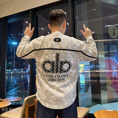 潮牌加绒加厚印花复古卫衣