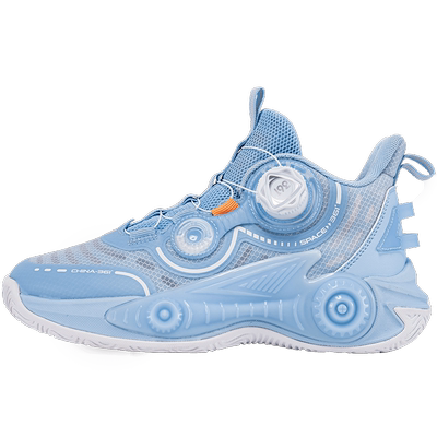 361度男童单网旋钮扣篮球鞋