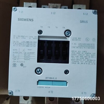 触器3RT1064–6AP36 4台 3RT146