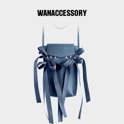 WANACCESSORY万蔻VOW OWL系列猫头鹰蝴蝶结手机包 原创设计