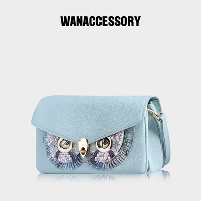 WANACCESSORY万蔻FACE ON/OFF系列Messenger Bag信差包单肩斜挎包