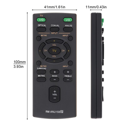 适用索尼条形音响遥控器 RM-ANU159 HT-CT60 CSA-CT60 SS-WCT60