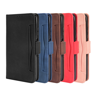 适用于HTC Desire21pro 5G多卡槽复古纹皮套手机壳插卡防摔保护套