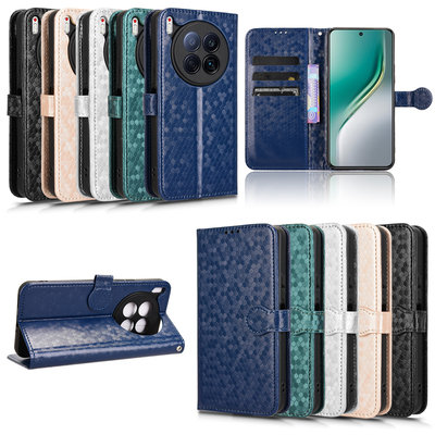 适用于传音Tecno Camon40 Premier 5G波点纹皮套手机壳插卡防摔保护套翻盖式商务男女外壳