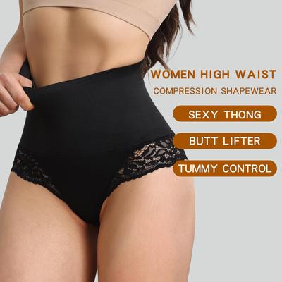 Tummy control pants hip lifting mid-waist belly panties