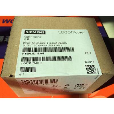 6EP1322-1SH03西门子LOGO电源12V/4.5A调节型电源6EP13221SH03