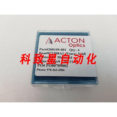 工业配件ACTON光学 200109-001 071508A1 Y-68