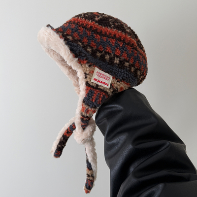 川西旅游民族风毛绒绒雷锋帽