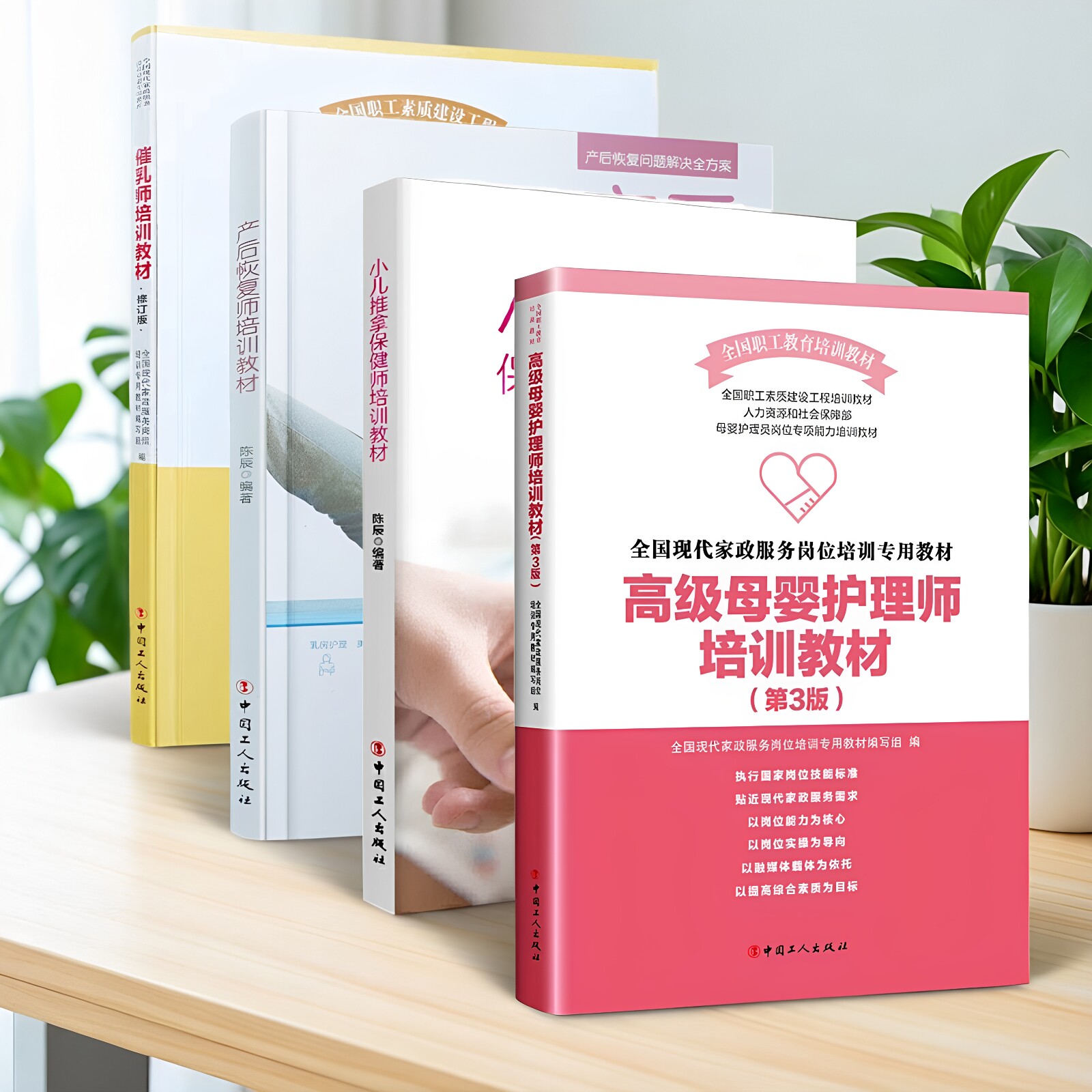 产后恢复师培训教材+催乳师+小儿推拿保健师+高级母婴护理师