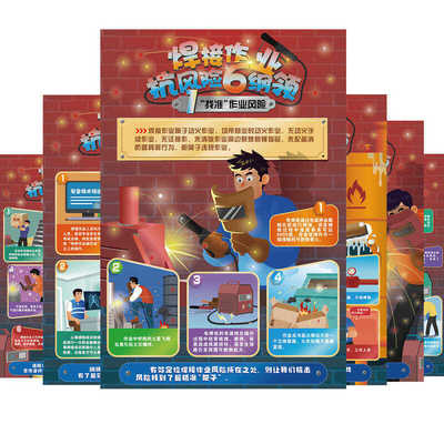 焊切作业抗风险“六”纲领宣教挂图