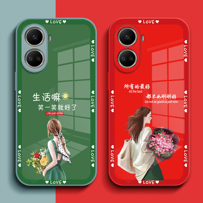 适用华为Nova10se手机壳BNE-AL00钢化玻璃壳naowa10se新款nova10SE保护套nv10se全包BNE-ALo0女款奢华高级感