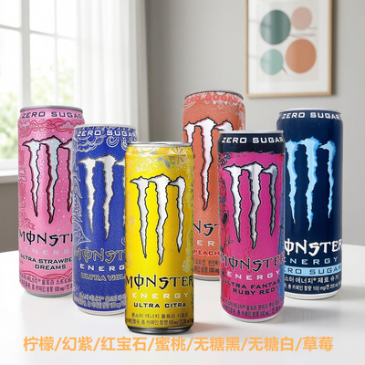 韩国魔爪无糖口味6种组合355ml
